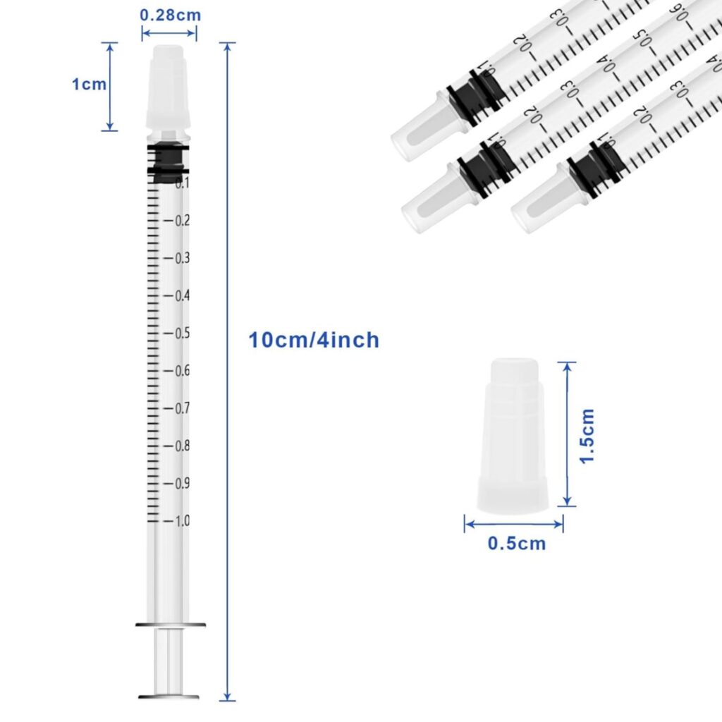 1ML Measuring Syringes – 20 Pack - Iccon International